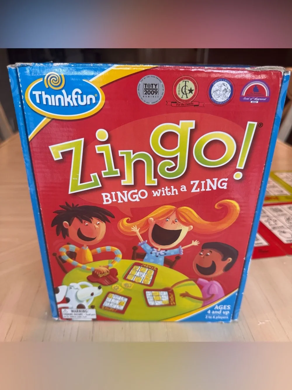 Thinkfun | Toys | Thinkfun Zingo Family Board Game Awardwinning ...
